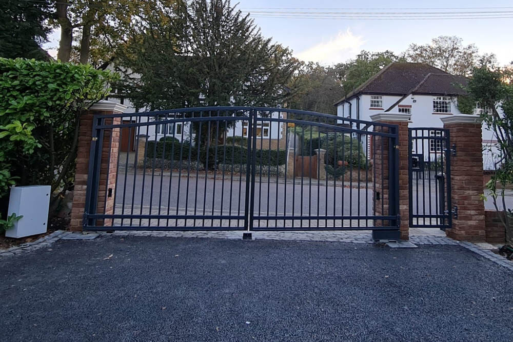 Driveway Railing Gates Project Bromley - Perimeter Automation